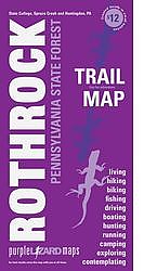 Purple Lizard Maps Rothrock State Forest Trail Map Reviews - Trailspace