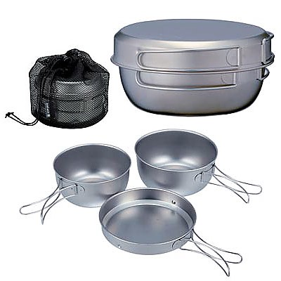 Snow Peak Titanium Cook Set, 3Pcs Reviews - Trailspace