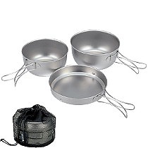 Snow Peak Titanium Cook Set, 3Pcs Reviews - Trailspace