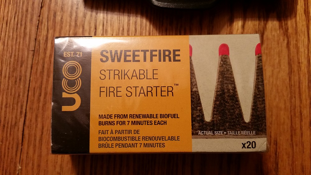 UCO Sweetfire Strikable Fire Starter Reviews - Trailspace