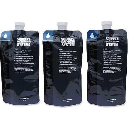 Sawyer Water Filter Squeeze Pouch Reviews - Trailspace