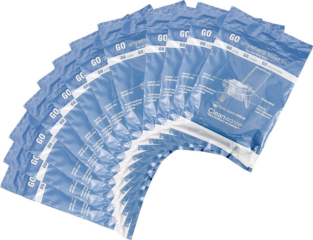 Cleanwaste Go Anywhere Toilet Kit Wag Bag Reviews - Trailspace