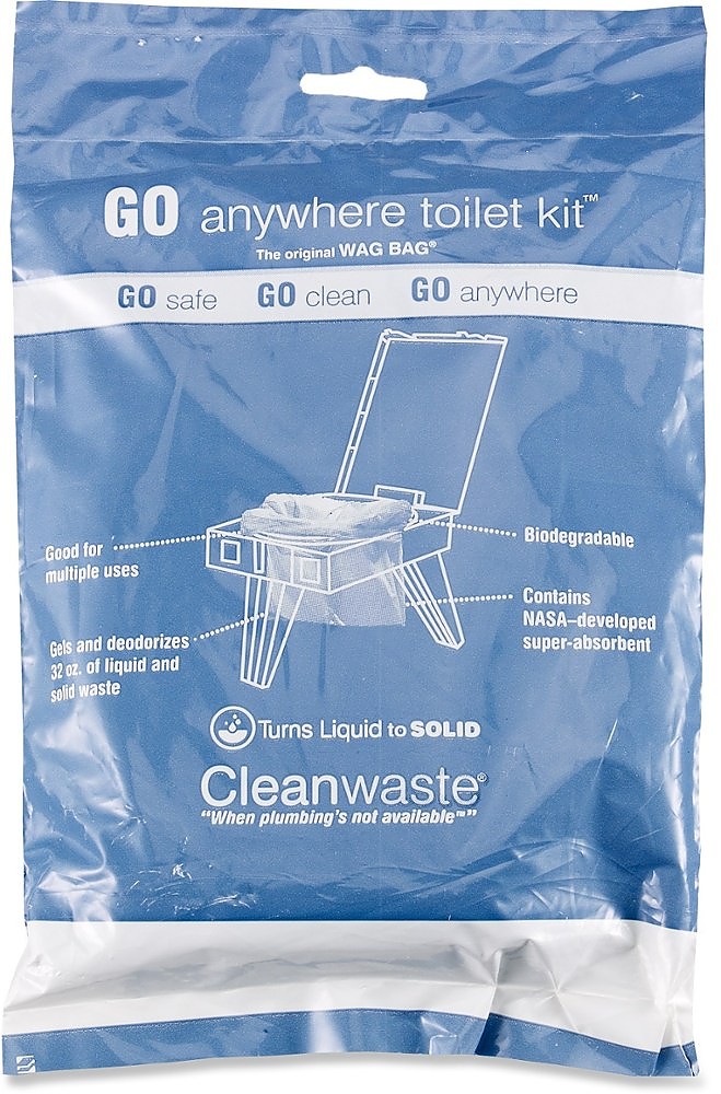 Cleanwaste Go Anywhere Toilet Kit Wag Bag Reviews - Trailspace
