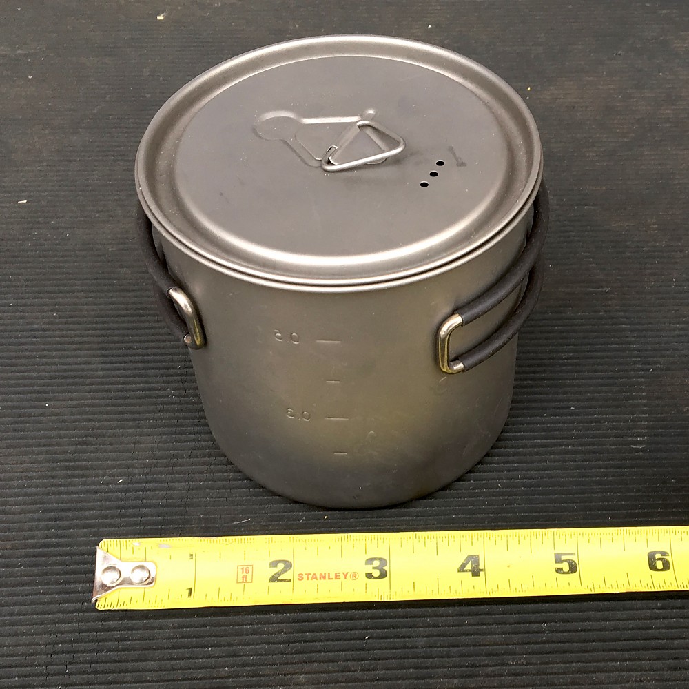Toaks Light Titanium 550ml Pot (D95mm) Reviews - Trailspace