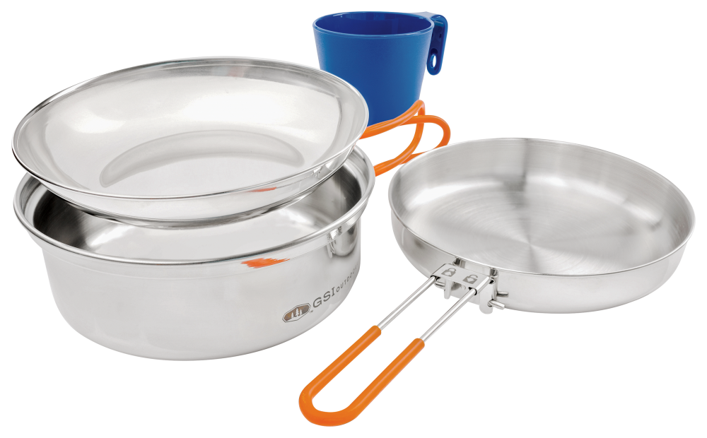 GSI Outdoors Glacier Stainless Steel Mess Kit Reviews - Trailspace