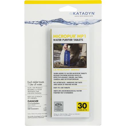 Katadyn Micropur MP1 Purification Tablets Reviews - Trailspace
