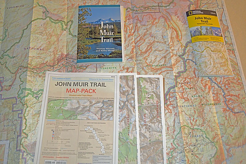 National Geographic John Muir Trail Topographic Map Guide Reviews ...