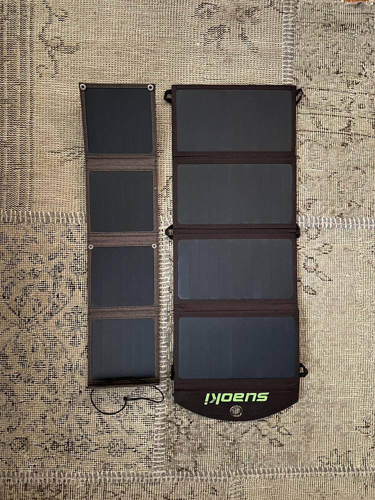 Suaoki 25W Foldable Solar Panel Reviews - Trailspace