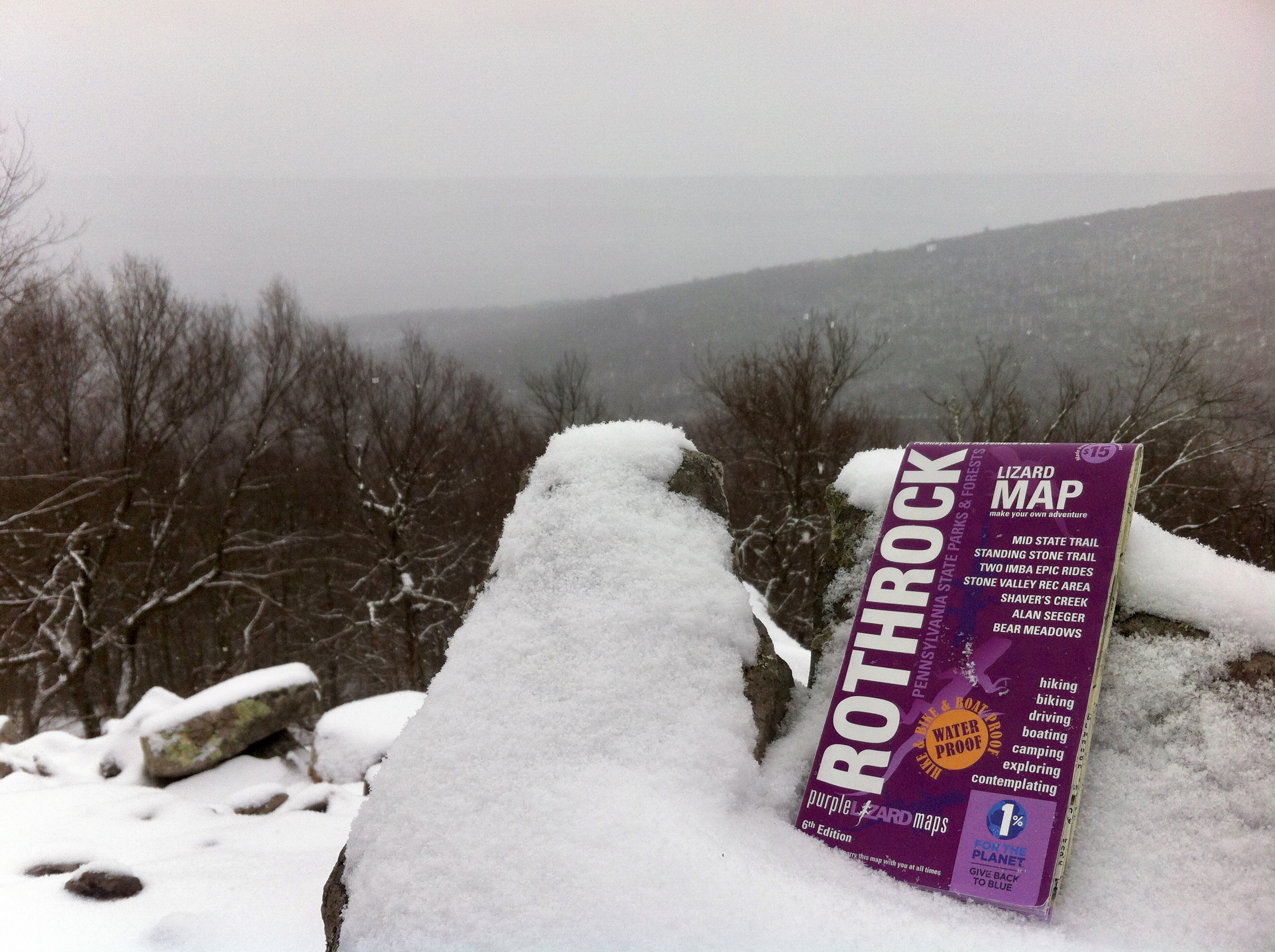 Purple Lizard Maps Rothrock State Forest Trail Map Reviews - Trailspace