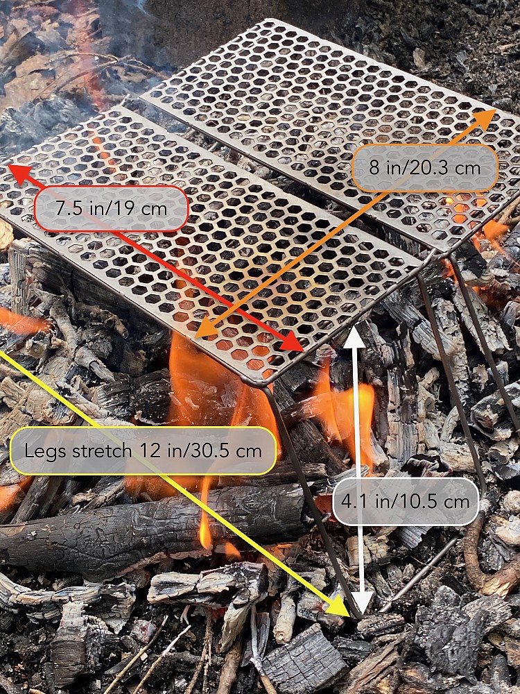 Vargo Titanium BiFold Grill Reviews - Trailspace