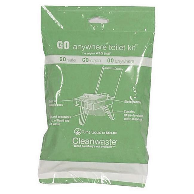 Cleanwaste Go Anywhere Toilet Kit Wag Bag Reviews - Trailspace