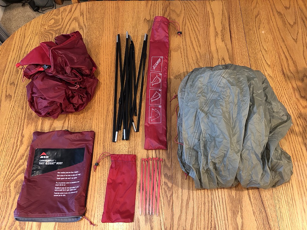 MSR Carbon Reflex 1 Fast & Light Body Reviews - Trailspace