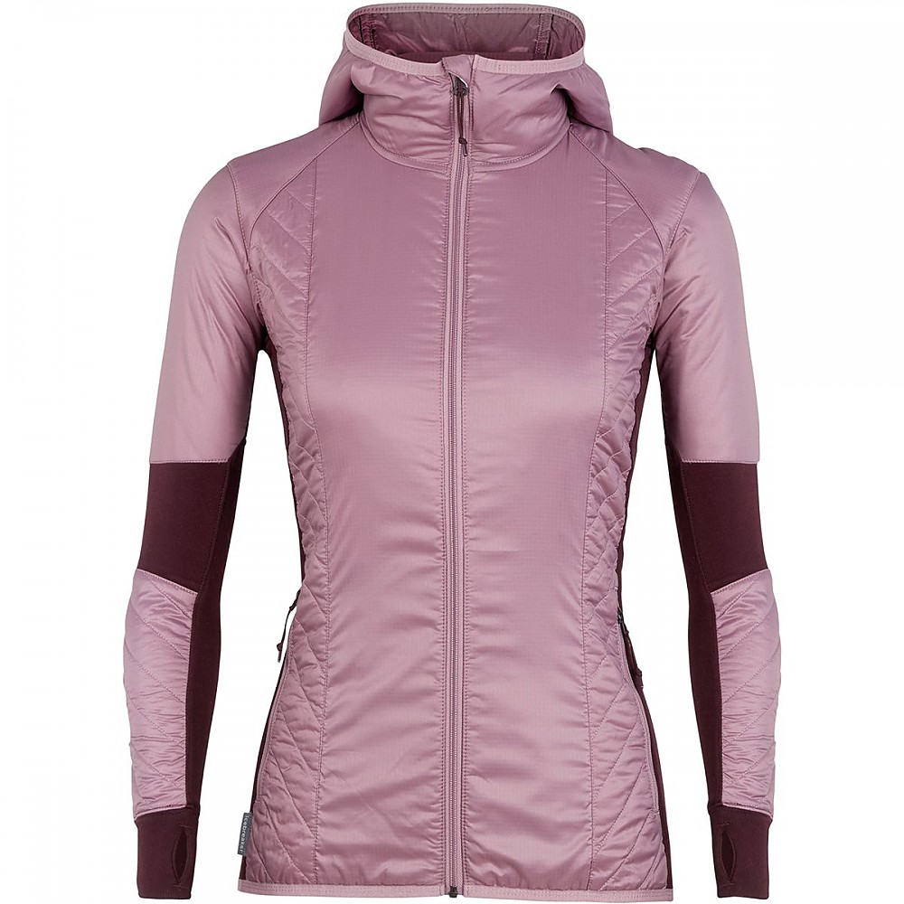 Icebreaker MerinoLOFT Helix Long Sleeve Zip Hood Reviews - Trailspace