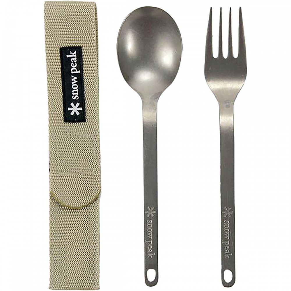 Snow Peak Titanium Fork & Spoon Set Reviews - Trailspace