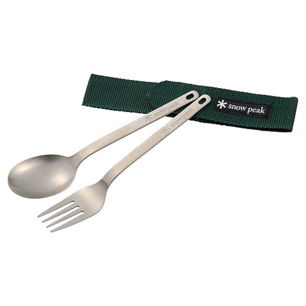 Snow Peak Titanium Fork & Spoon Set Reviews - Trailspace