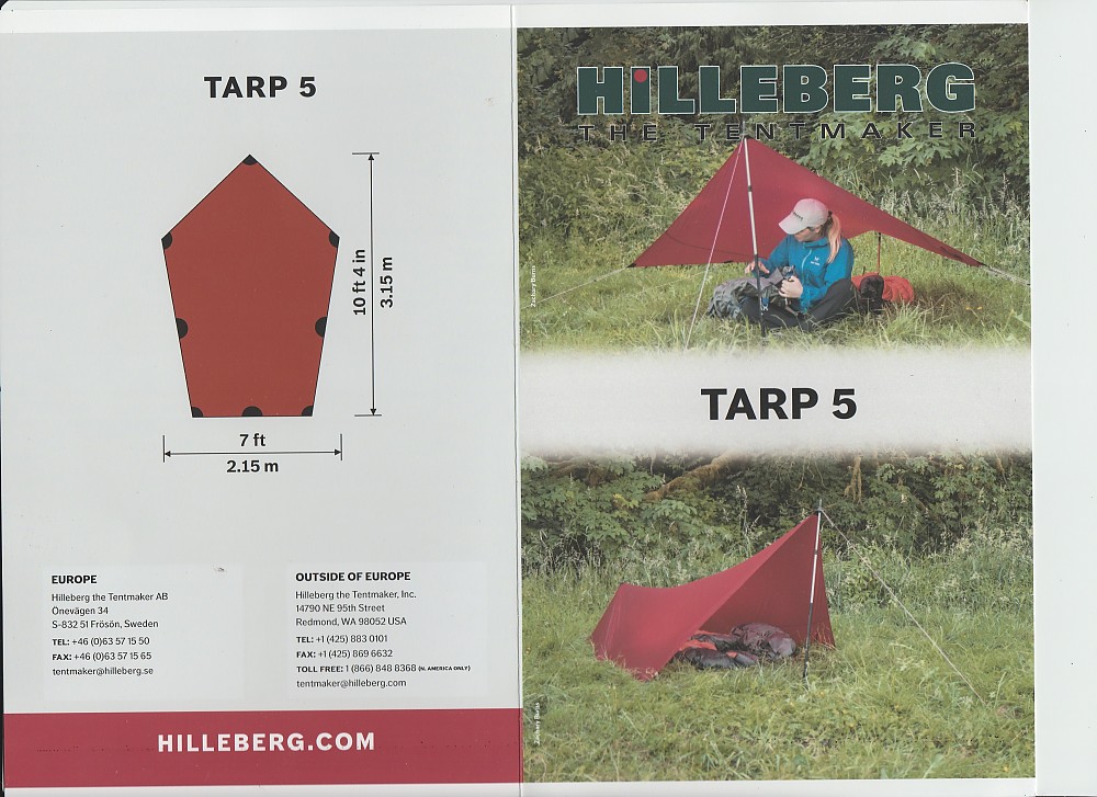 Hilleberg Tarp 5 Reviews - Trailspace